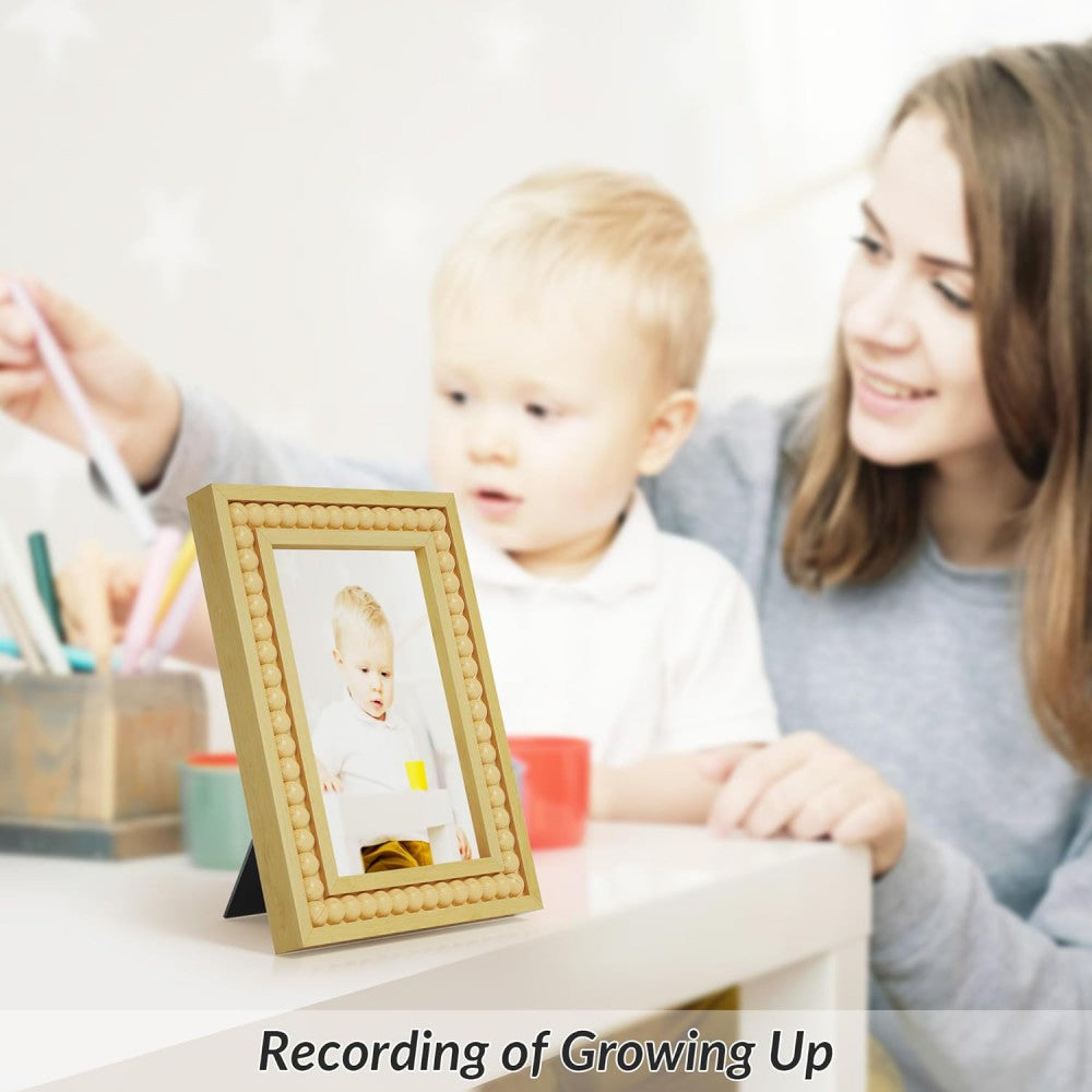 6-Piece Wood Bead Picture Frame Set – Agonee Innovation