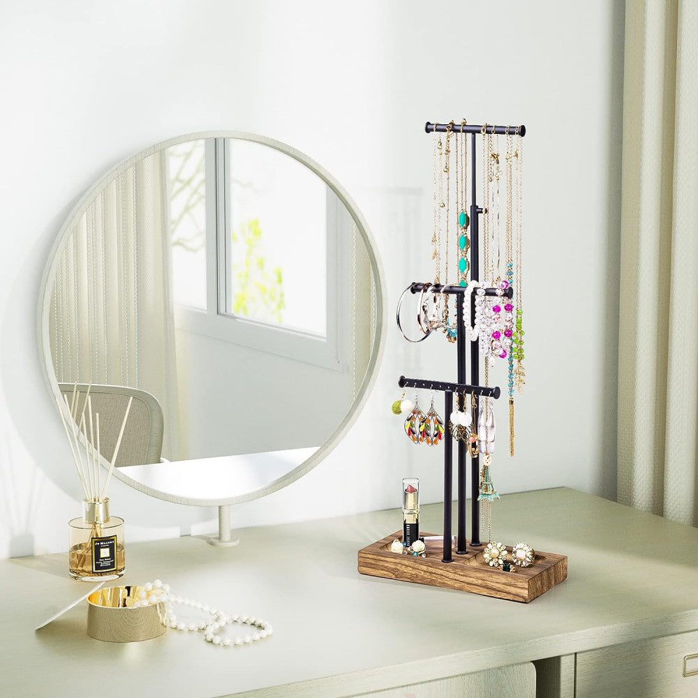 Wood Jewelry Organizer Stand – Agonee Innovation